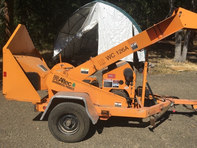 2009 Altec WC126A 12″ Drum Chipper in Oregon $12,000 – Bauer Tree Equipment